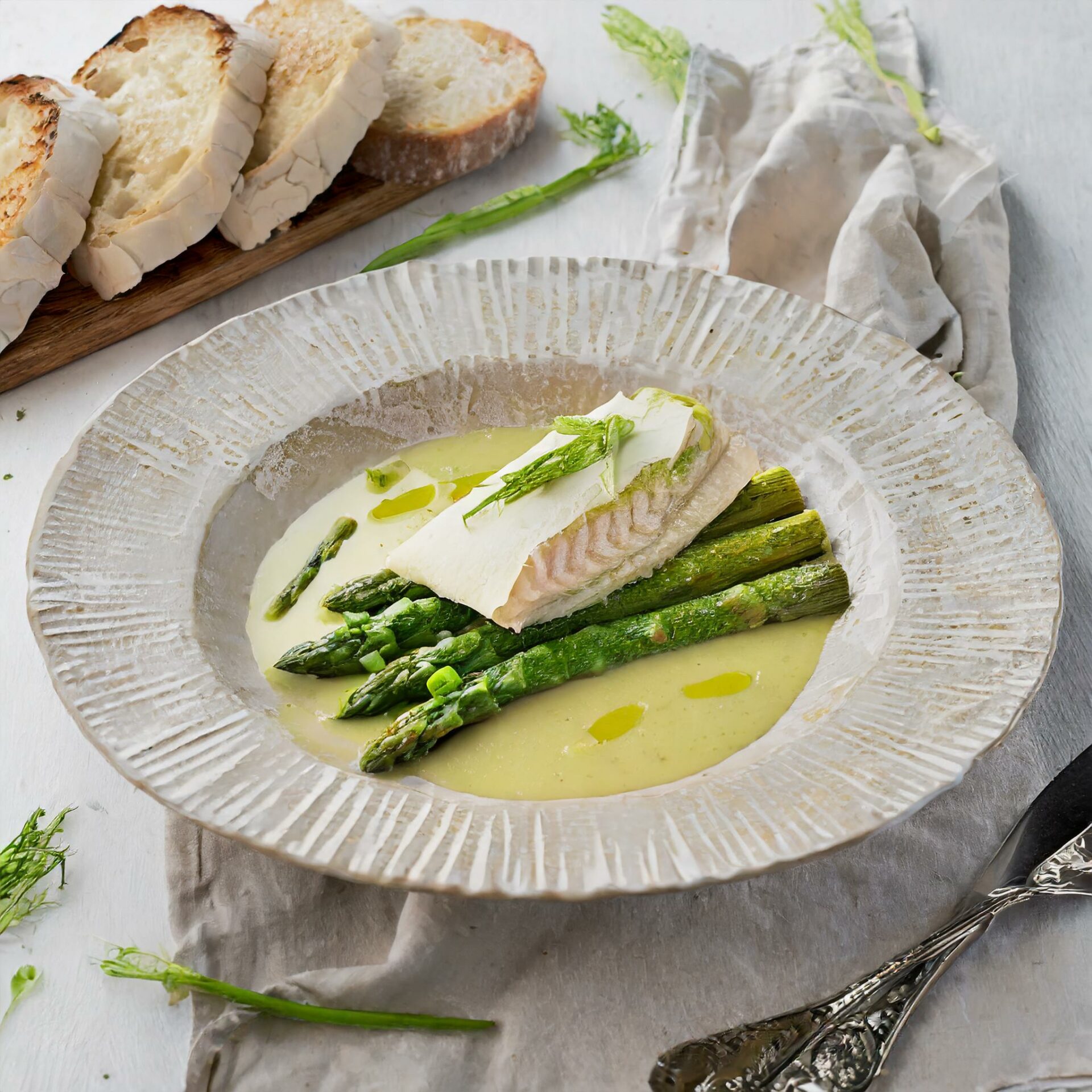 Fisch Mit Grnen Spargel