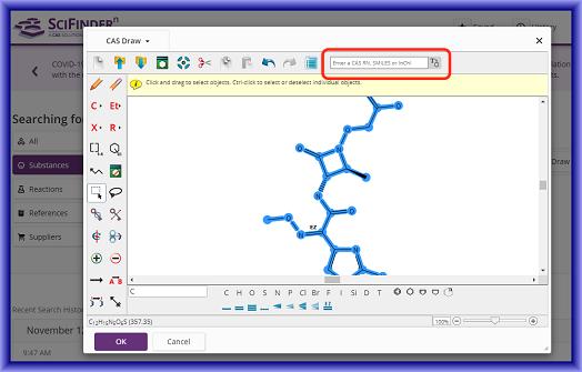 ACD Software — Verknüpfung SciFinder-N und ACDLabs ChemSketch
